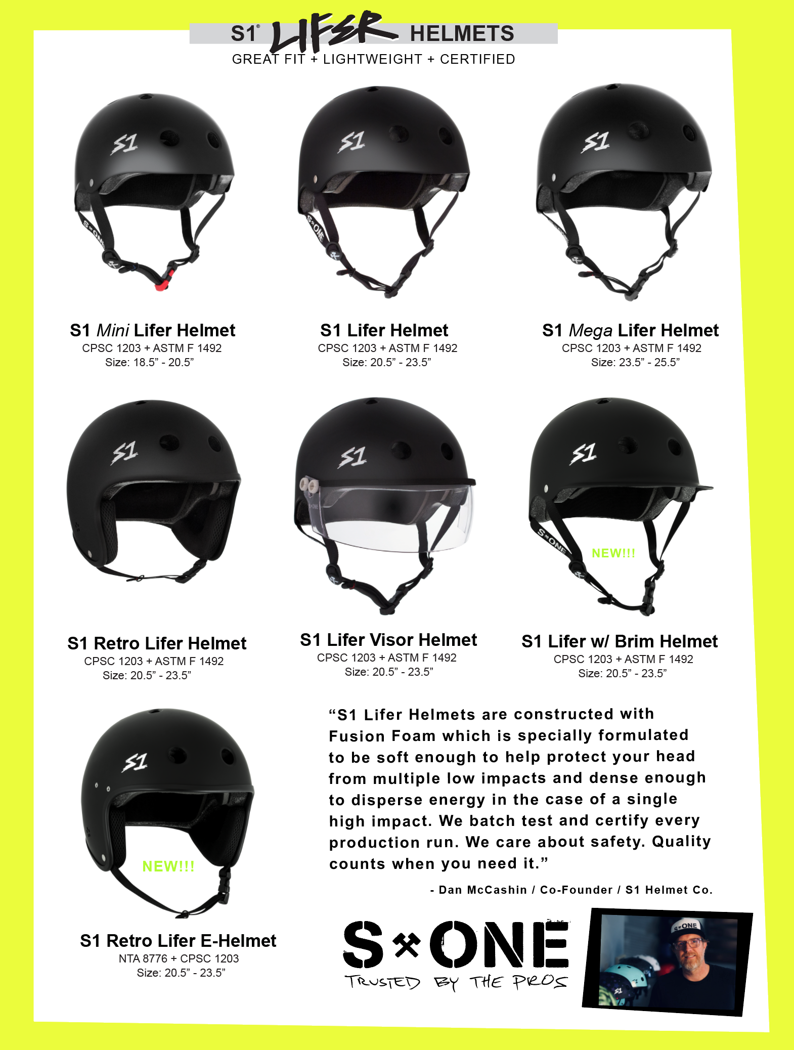 S1 Lifer Helmets / Summer 2023 - S1 Helmet Co. Official Store